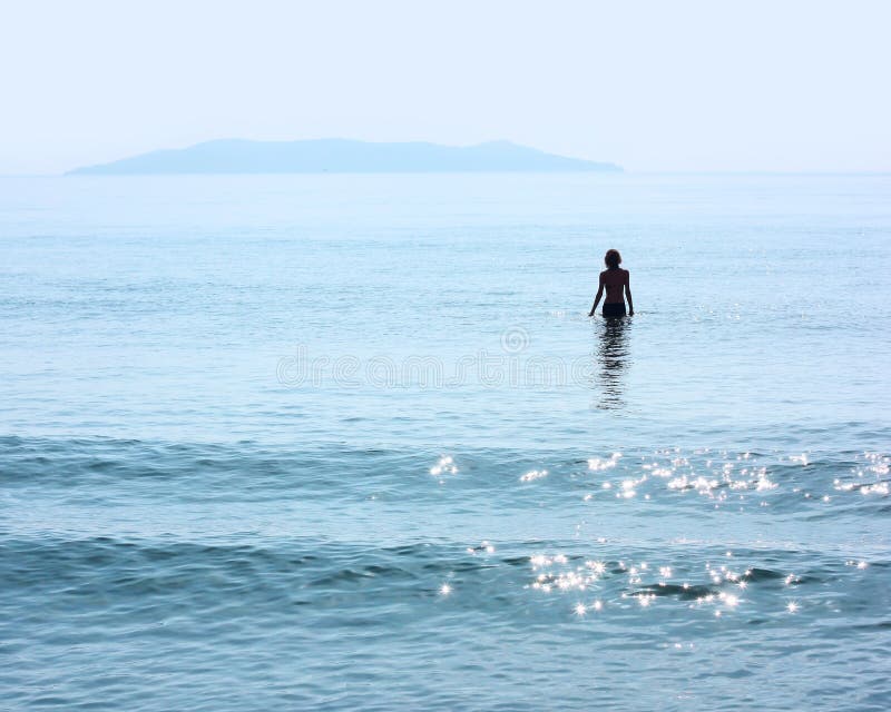 292 Naked Woman Swimming Ocean Stock Photos - Free & Royalty-Free Stock ...