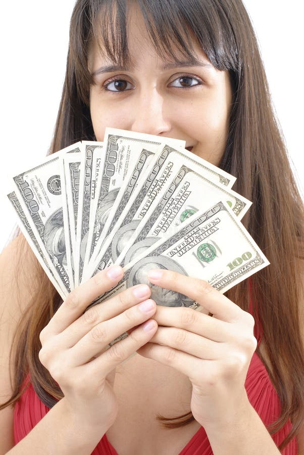 Money Woman stock photo. Image of beauty, money, women - 4686192