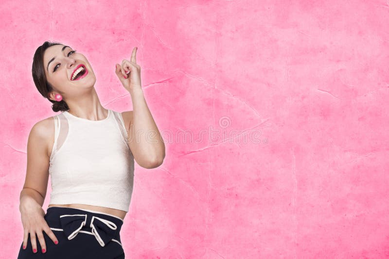 Woman with Active Expressions Stock Photo - Image of caucasian, happy ...