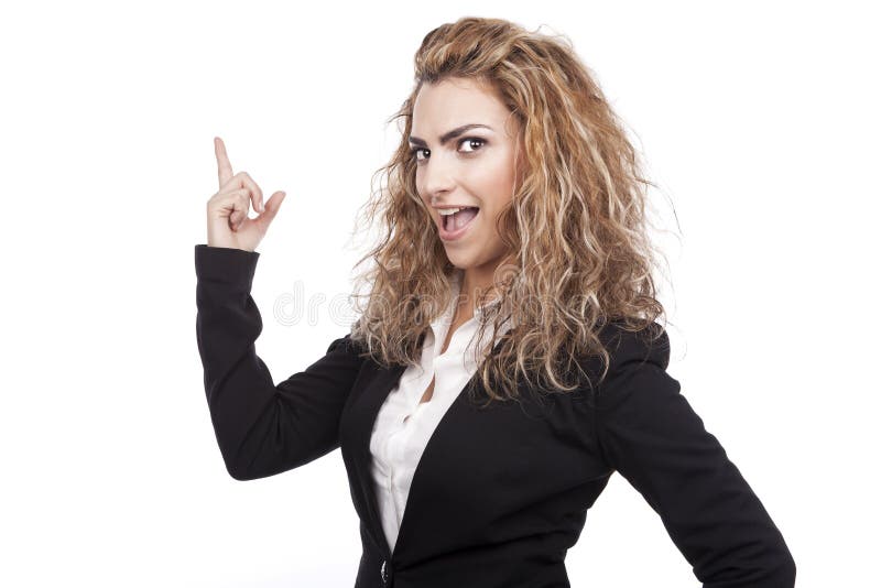 Woman with Active Expressions Stock Image - Image of expression ...