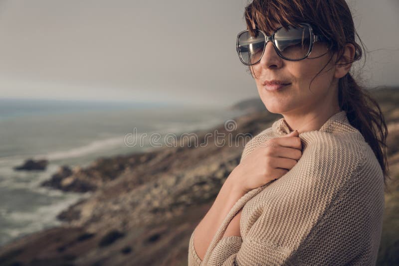 Thinking about life stock image. Image of landscape - 242705327