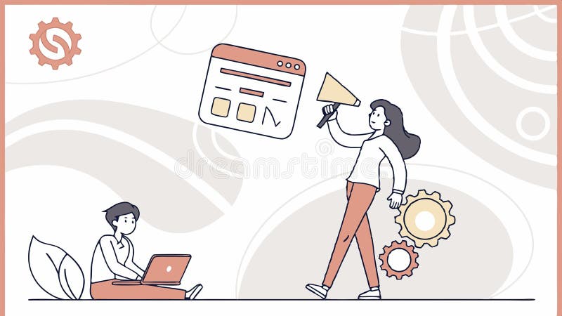 Woman Analyzing Charts, Business and Data Analysis Vector Design Generative AI Stock Vector ...