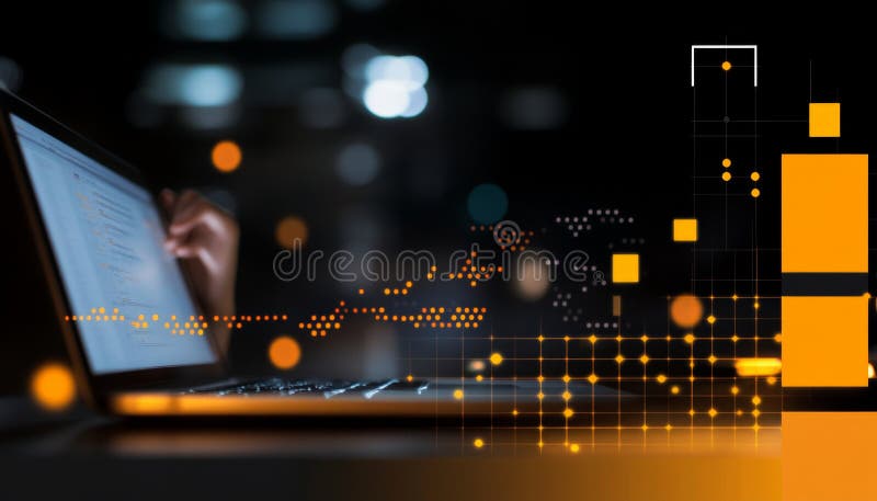 Woman Analyzing Rising Chart on Laptop, Investment Strategy and ...