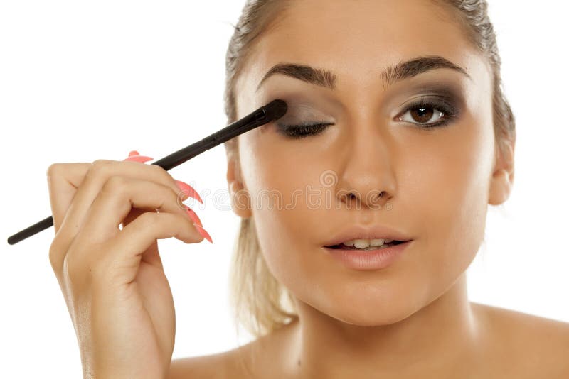 7,430 Applying Eye Shadow Stock Photos - Free & Royalty-Free Stock ...