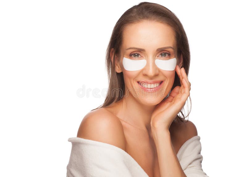 Woman wearing eye mask stock image. Image of frozen, adult - 12127843