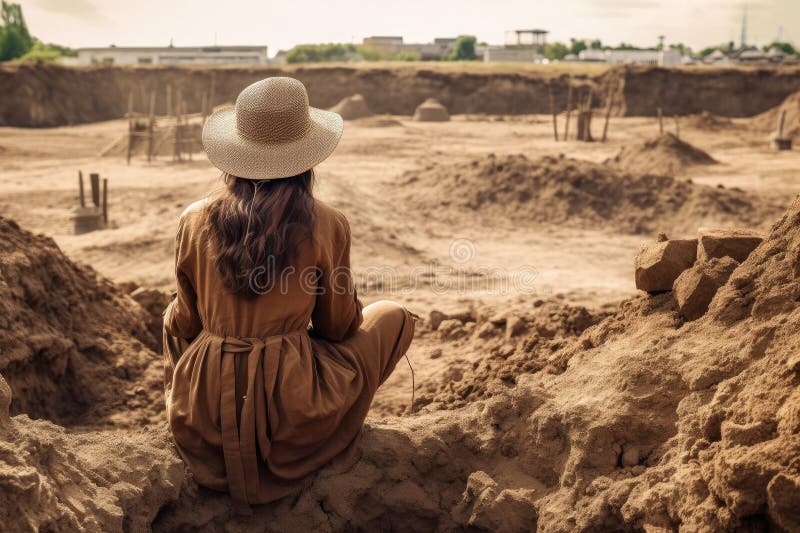 Woman Archaeologist Stock Illustrations – 275 Woman Archaeologist Stock ...