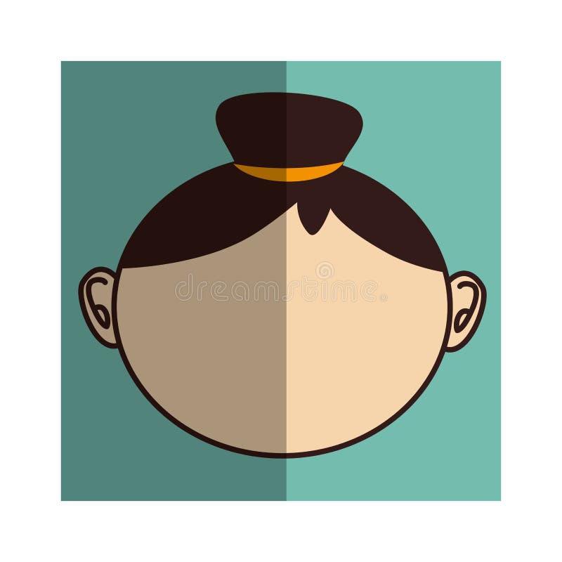 Man asian face icon stock vector. Illustration of people - 85798674