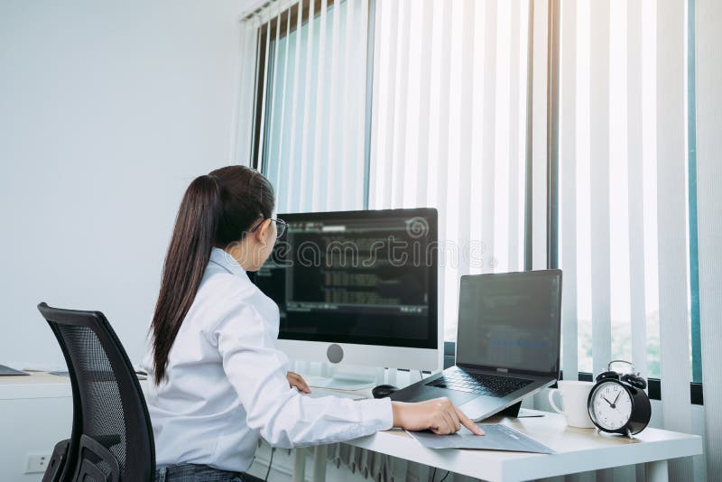 Program Analyzing Performance of Computer Chip Stock Photo - Image of ...