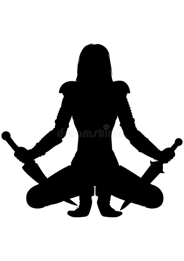 Warrior Woman Silhouette Clip Art Warrior Woman Silhouette Clip Art