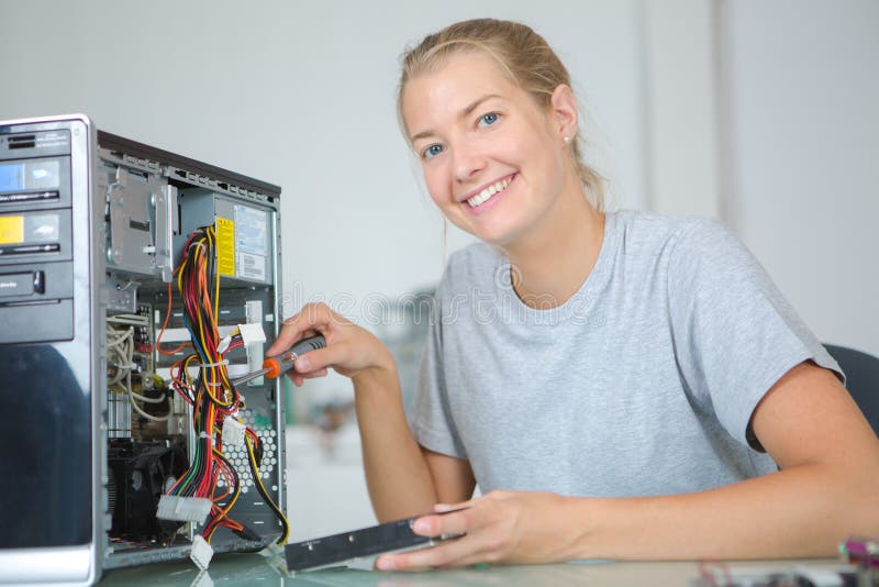 Assembler Worker at Tool Workshop Stock Image - Image of instrument ...