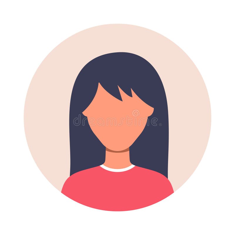 Woman Avatar Profile Icon Vector Illustration Stock Vector ...