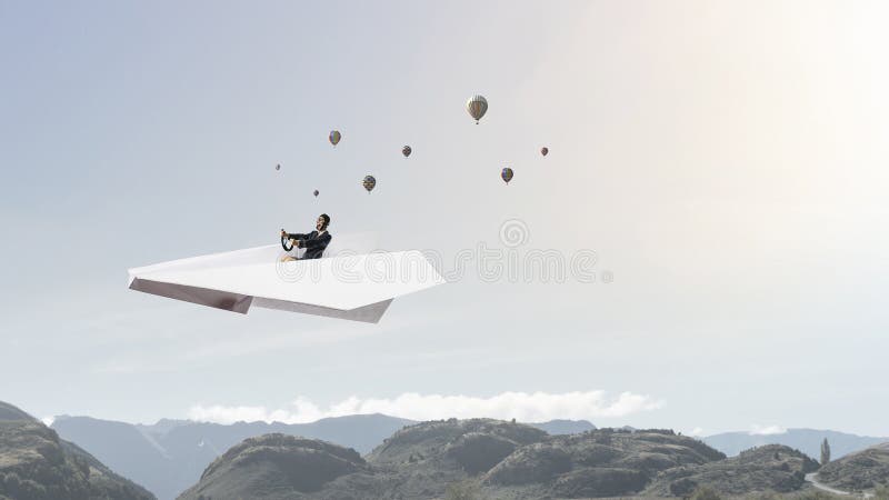 1,156 Floating Paper Plane Stock Photos - Free & Royalty-Free Stock ...