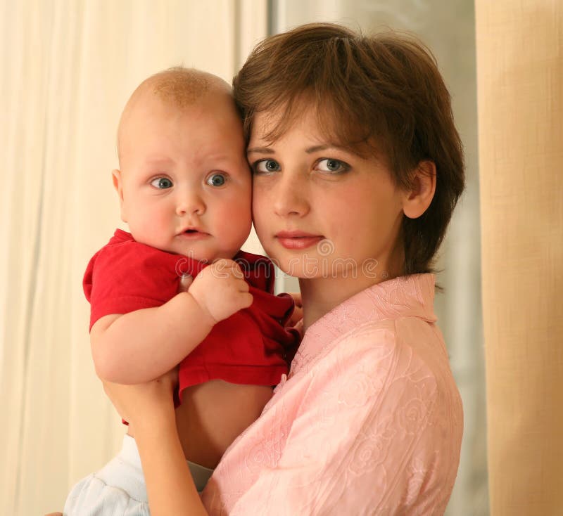 Woman with baby stock photo. Image of women, holding - 13778206