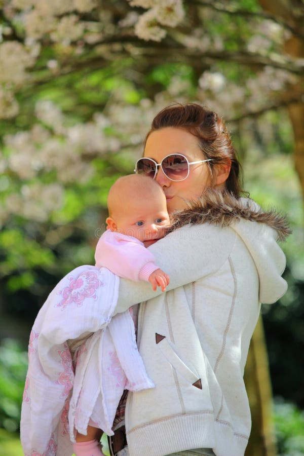 Woman with baby stock image. Image of girl, warmth, mother - 30621313