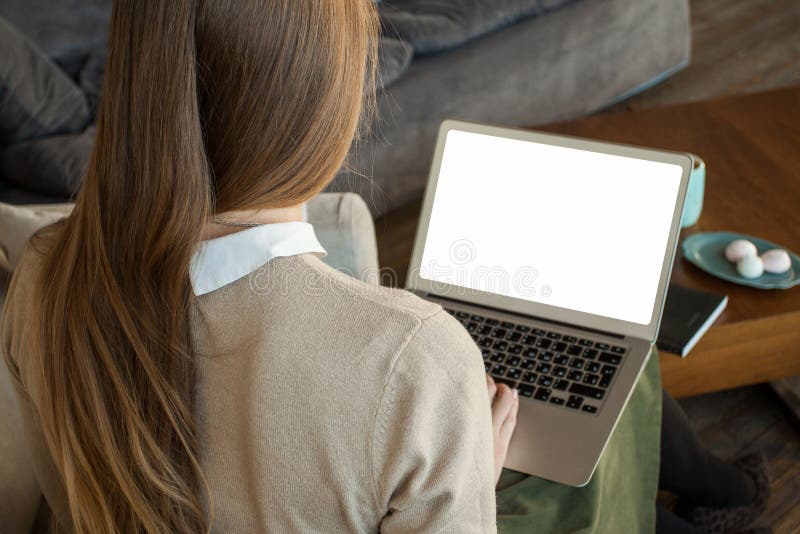 Back of Laptop stock image. Image of laptop, front, technology - 6033