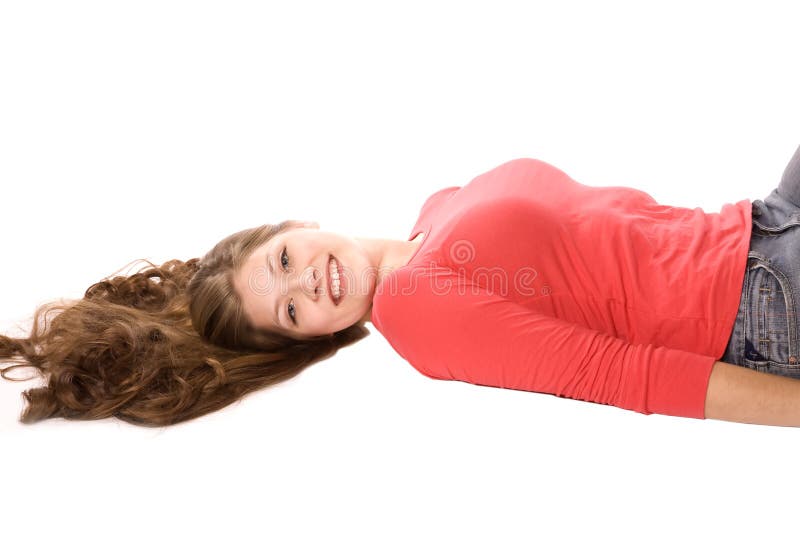 Woman on back side view stock photo. Image of girl, beauty - 11872138