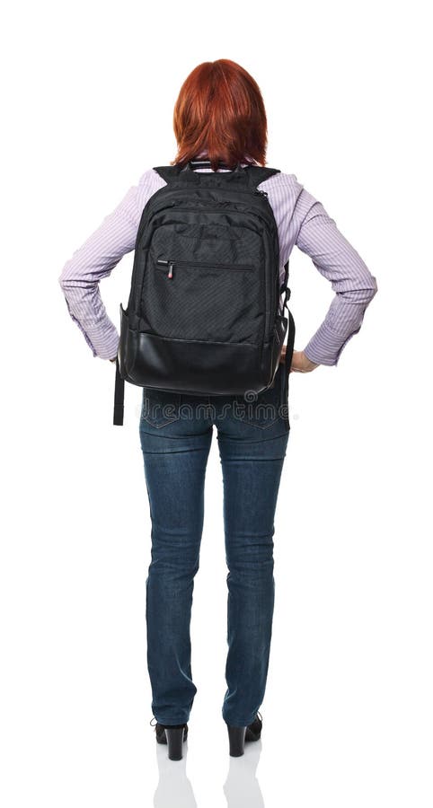 Woman back view stock photo. Image of adult, white, girl - 22767164