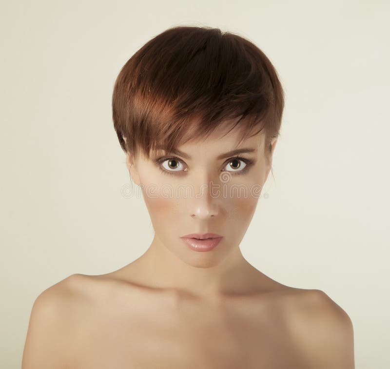 Woman with bare shoulders stock image. Image of portrait - 36737509