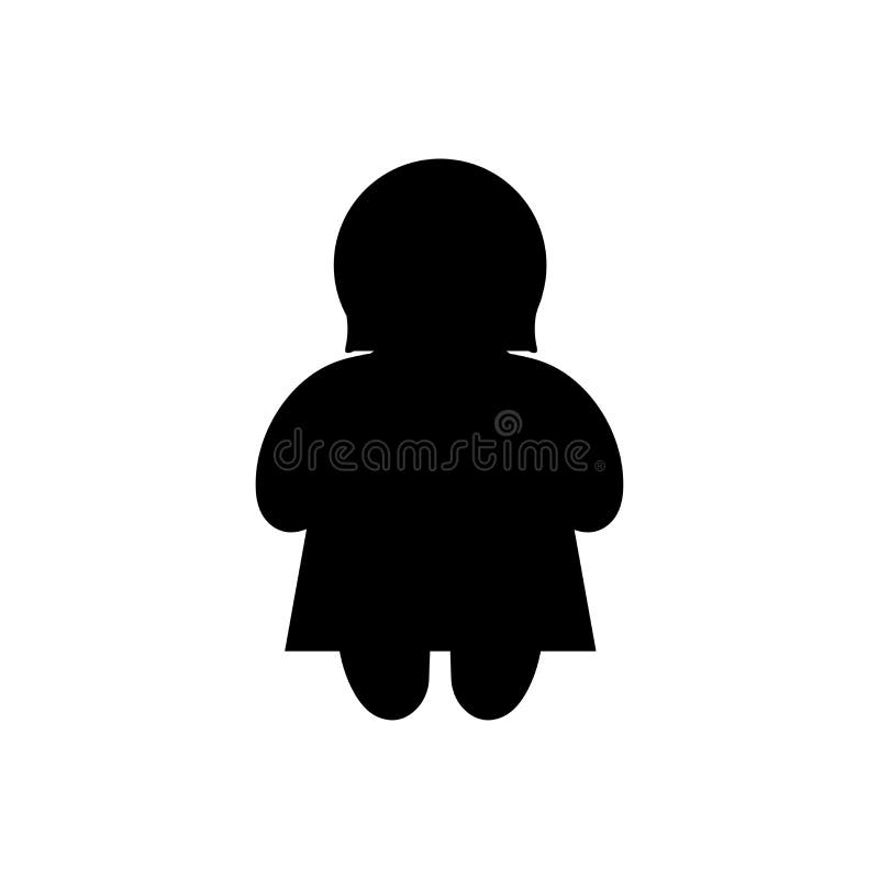 Woman basic figure icon stock vector. Illustration of female - 92816696