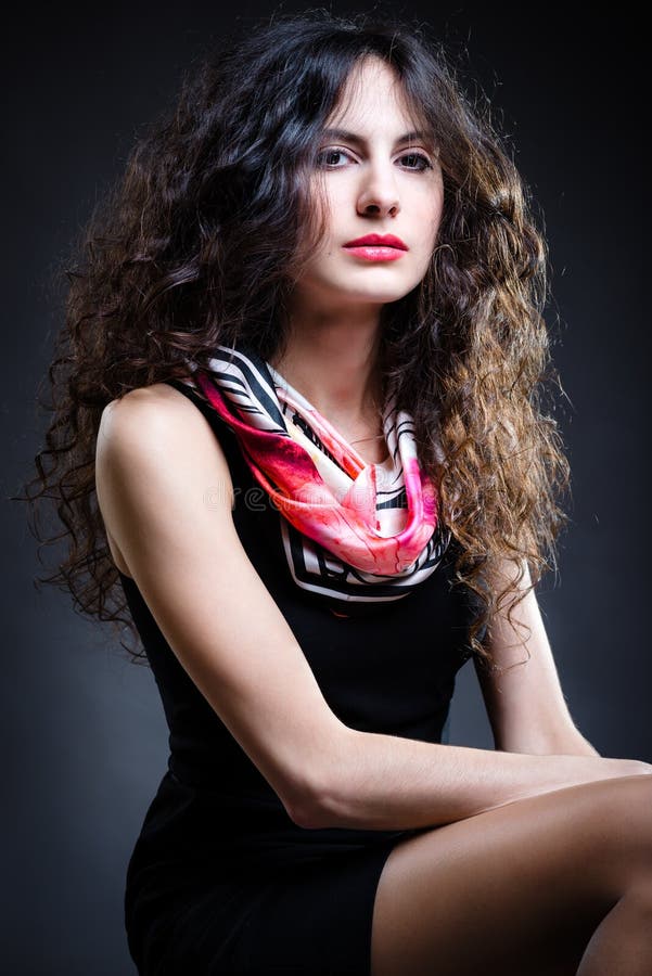 Woman with Beautiful Hair stock photo. Image of hair - 71563778