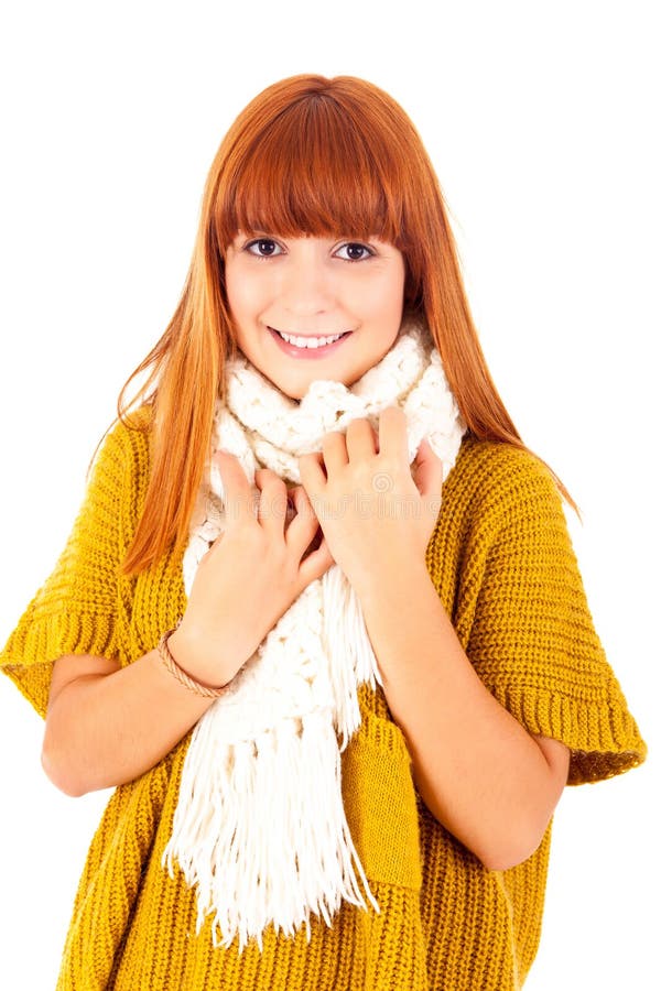 Woman stock photo. Image of happiness, human, grin, cold - 31310706