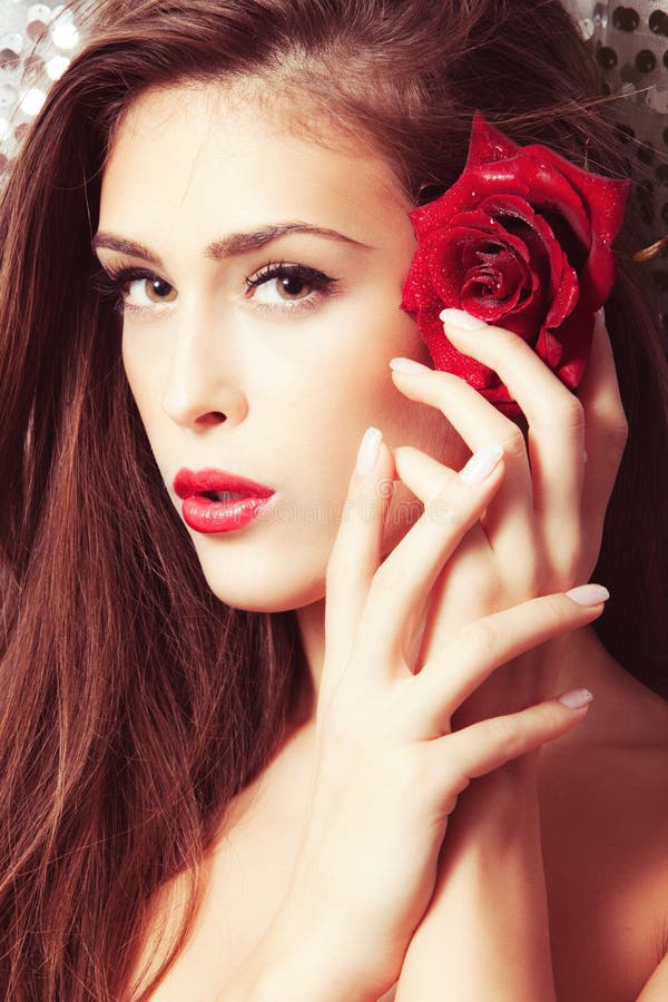 Woman beauty stock photo. Image of beauty, cosmetics - 28645552