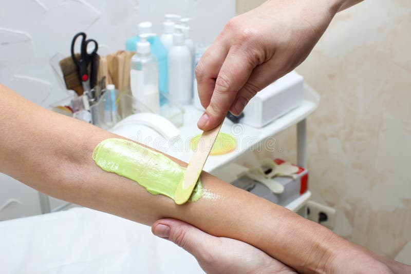 Woman in a beauty salon stock image. Image of skin, person - 47753899