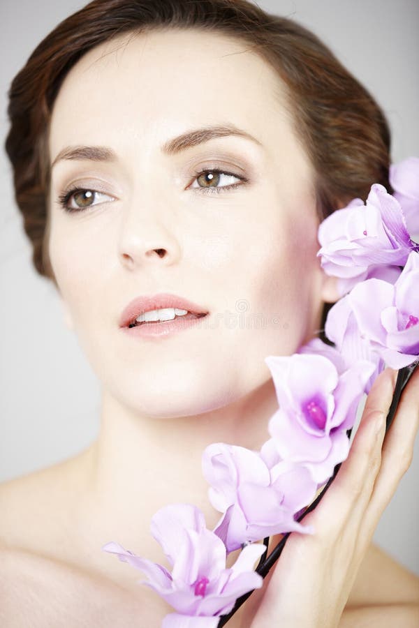 Woman in beauty style pose stock photo. Image of adult - 39361246