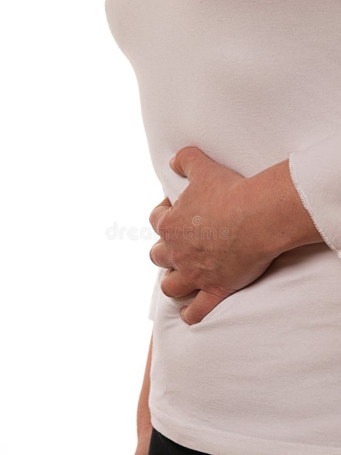 Woman with belly ache stock photo. Image of woman, hand - 38225912
