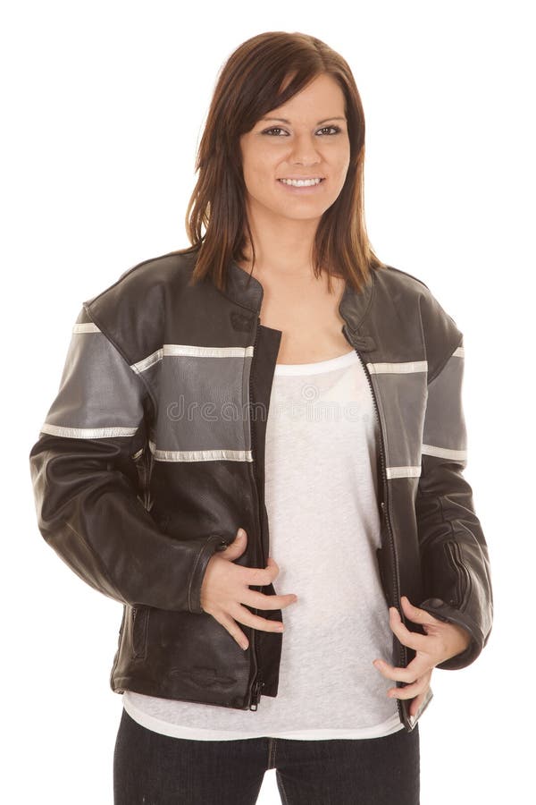 Gray Jacket Woman Lay Bench Look Stock Image - Image of fashion ...