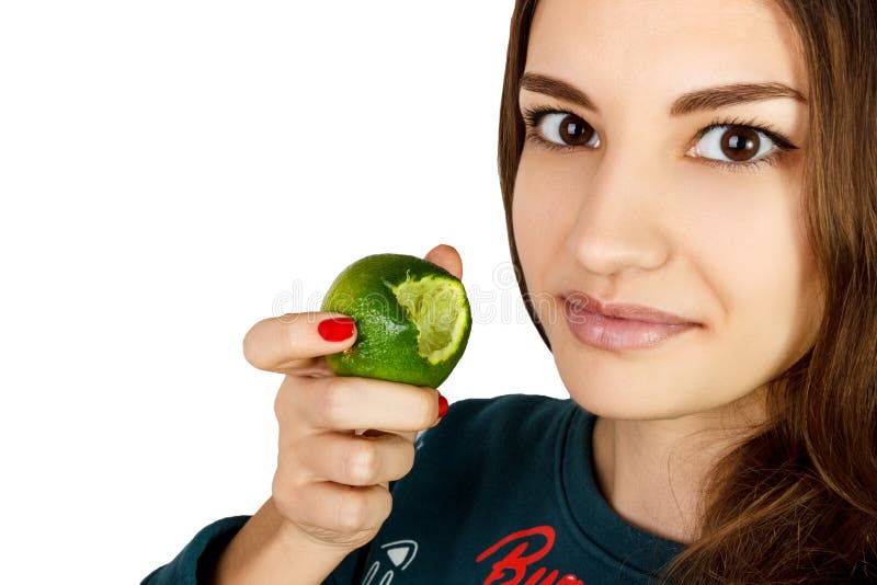 Girl Biting Lime Stock Photos - Free & Royalty-Free Stock Photos from ...