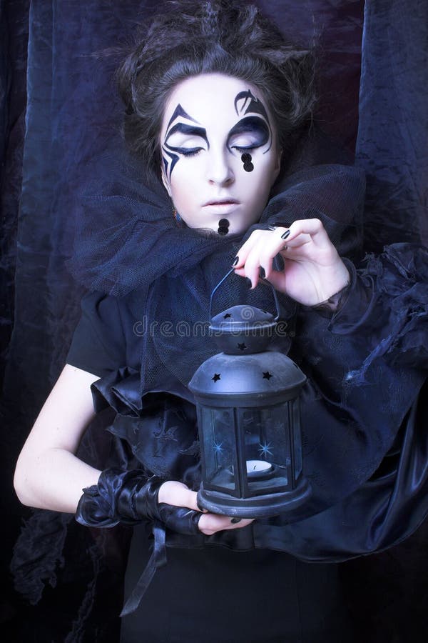 Woman in black stock photo. Image of mystery, magic, fairy - 32370522