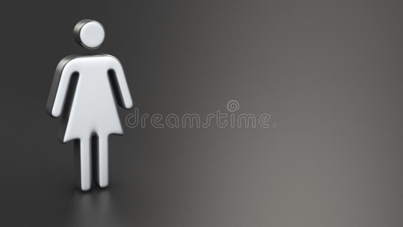 Woman on black stock illustration. Illustration of blank - 33327580