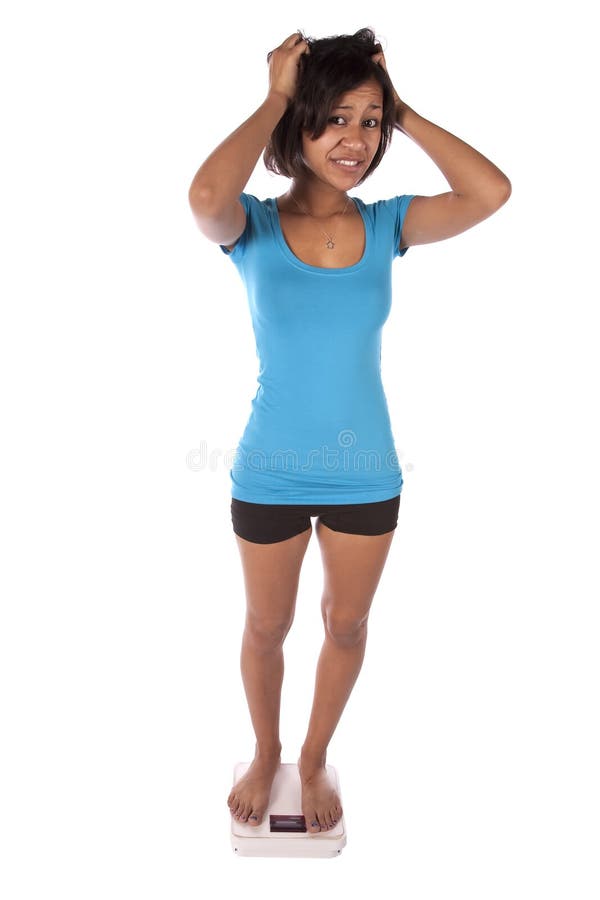 Scale panic stock photo. Image of measure, girl, teenage - 1195010