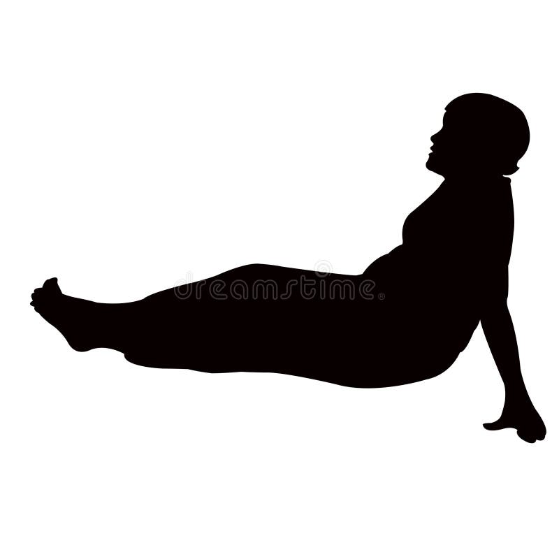A Woman Body Silhouette Vector Stock Vector - Illustration of ...
