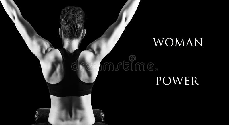 Blond Bodybuilder Woman in Bikini Stock Photo - Image of athlete, girl ...