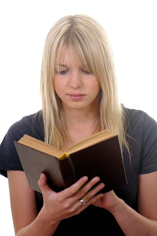 Woman with book stock photo. Image of nice, peer, beautiful - 14911562