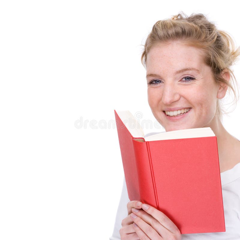 Woman with book stock photo. Image of intellectual, blonde - 8437188