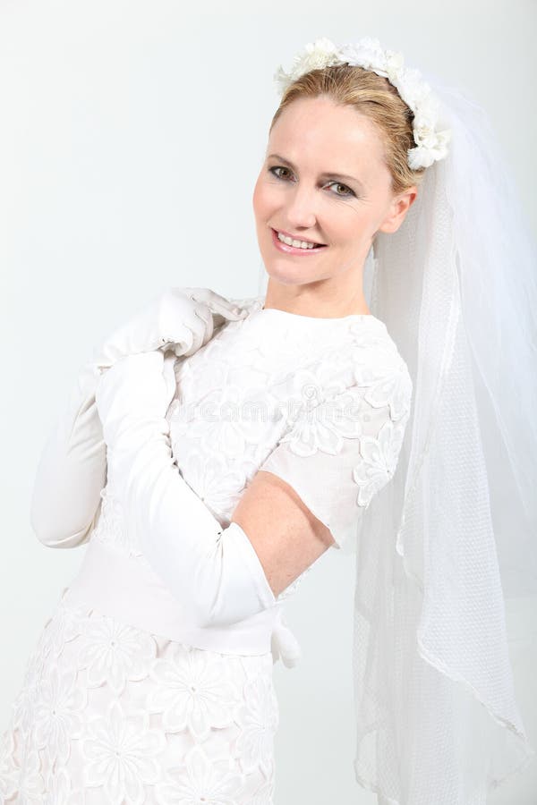 Woman in bride costume stock image. Image of carnival - 29387075