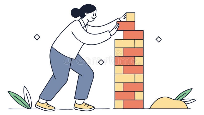 Woman Building Wall Stock Illustrations – 5,543 Woman Building Wall Stock Illustrations, Vectors ...