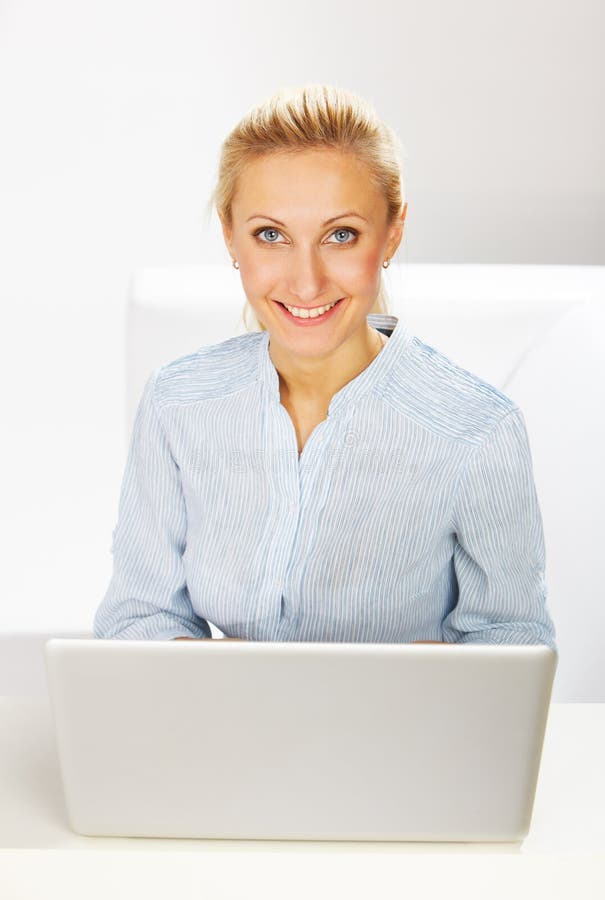 Woman in business stock image. Image of meeting, collar - 21947013