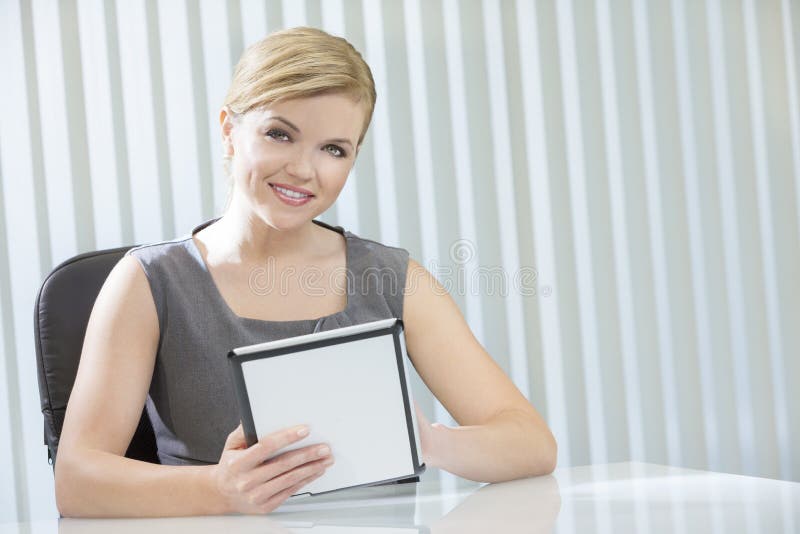 Woman or Businesswoman Using Laptop Computer in Office Stock Image ...