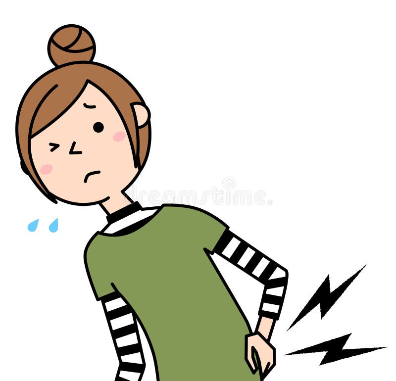 Backache - Cute Army Man Cartoon Soldier Vector Illustration Stock ...