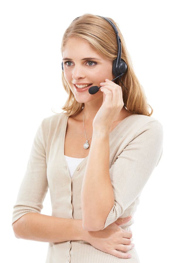 Woman, Call Center and Communication in Studio for Customer Service ...