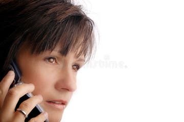 Woman caller stock photo. Image of telecommunication, female - 1105312