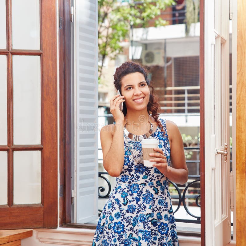 Woman Calling Customer Support Stock Image - Image of people ...