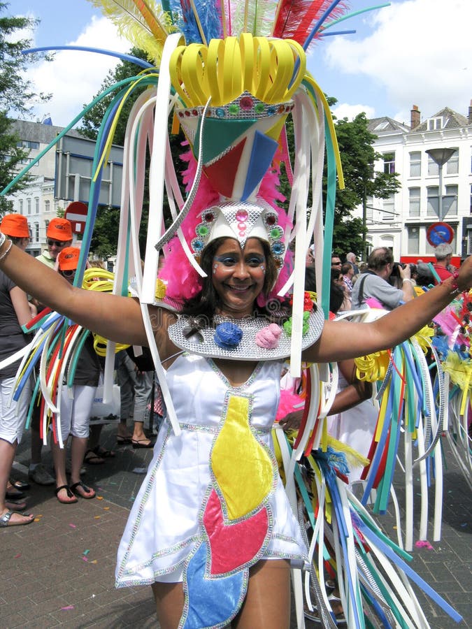 Woman on carnaval parade editorial photo. Image of beautiful - 10833186