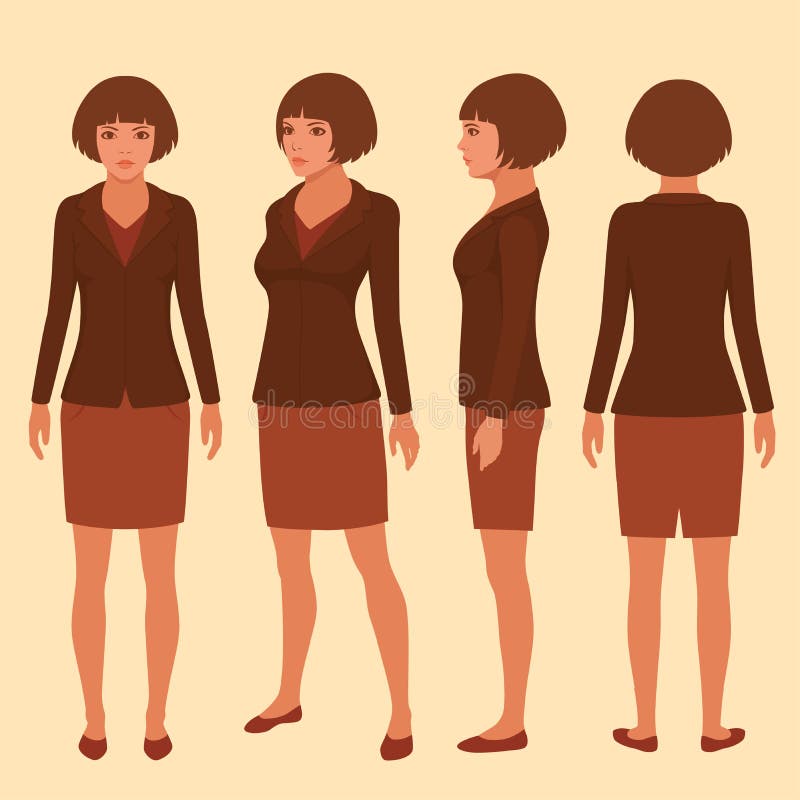 Woman cartoon character stock vector. Illustration of female - 68201306