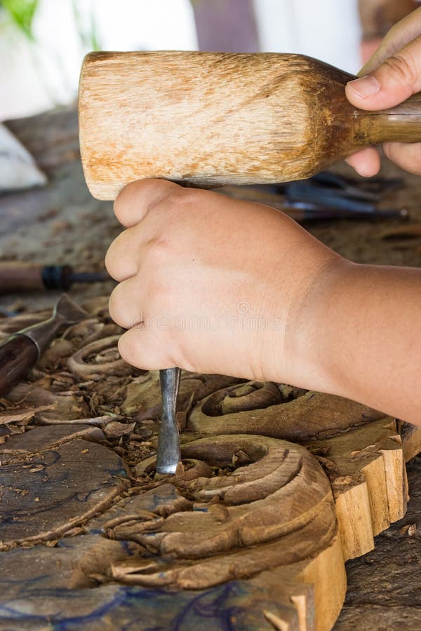 Woman carving in home stock photo. Image of create, background - 70839902