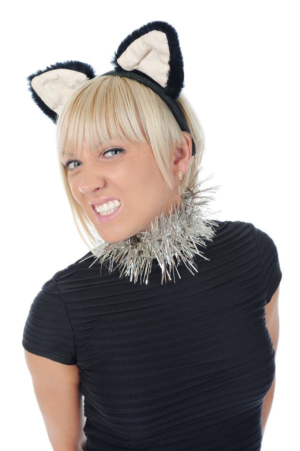 2,305 Woman Cat Ears Stock Photos - Free & Royalty-Free Stock Photos ...